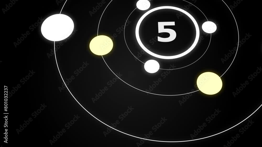 Solar system render, Planet rotation.Solar system in our milky way ...