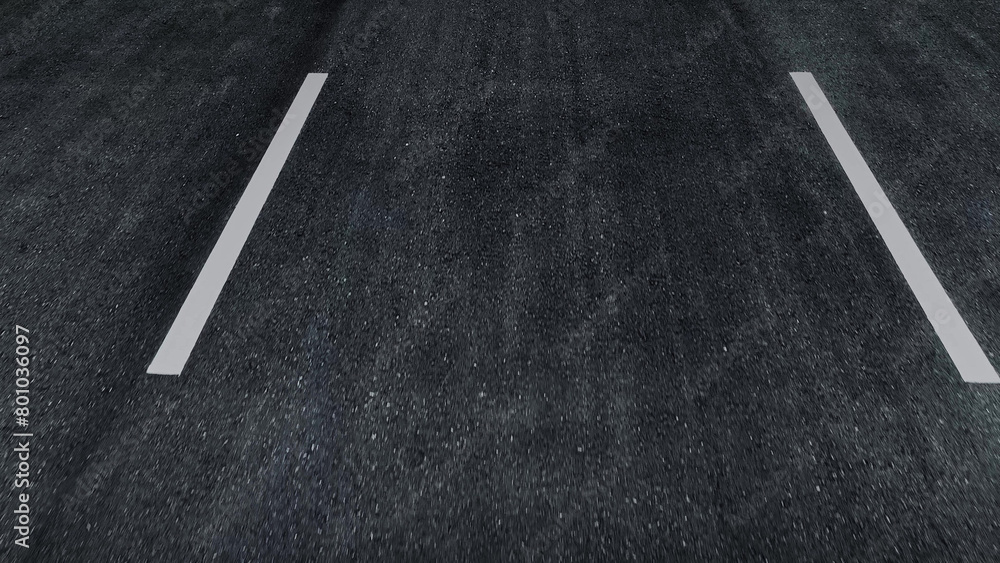 A close-up reveals the finely textured asphalt surface, engineered for ...