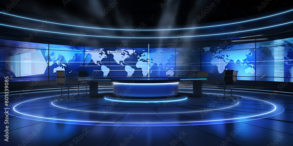 World News Background digital world breaking news Studio Background for ...