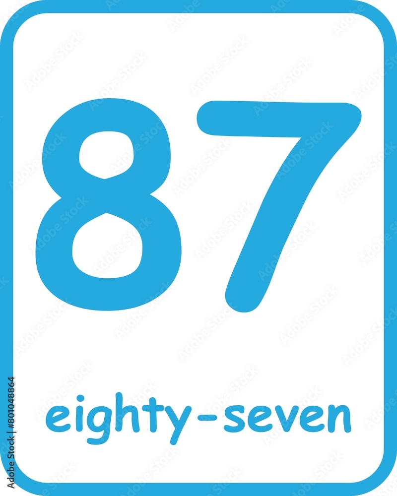 Flashcard for homeschool, Kindergarten and Pre-Flashcard Numbers for ...