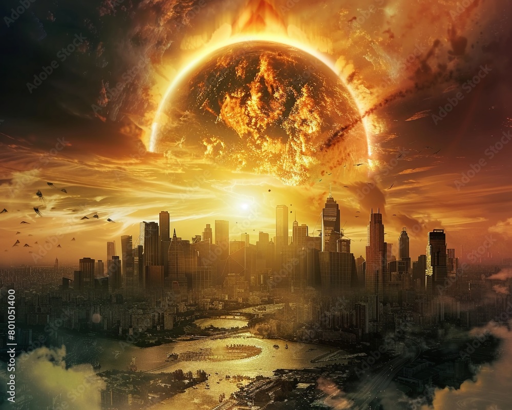 Breakdown of the Earths ozone layer results in catastrophic phenomena ...