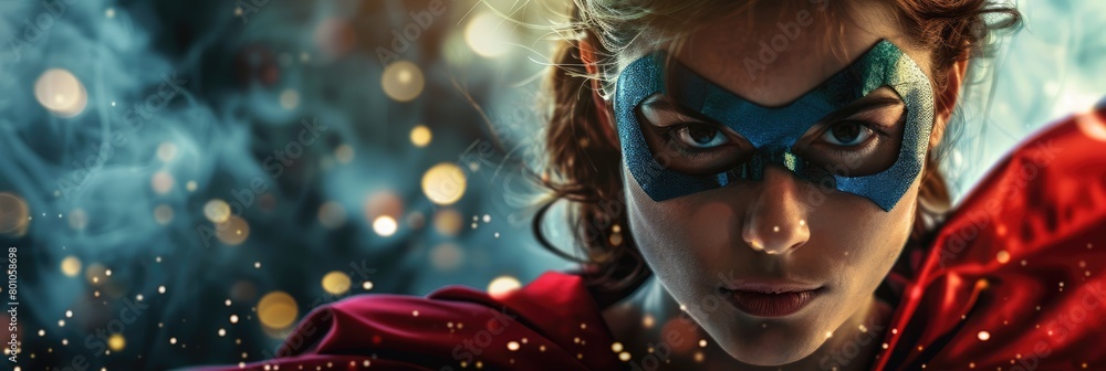 Copycat Heroe: Caucasian Woman Playing the Role of a Young Heroe in ...