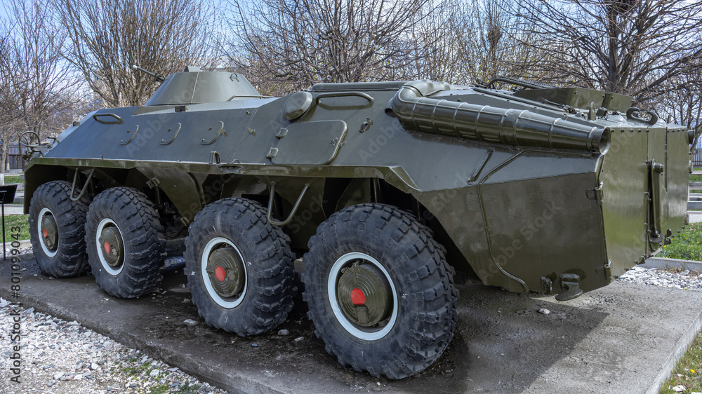 An all-terrain combat wheeled vehicle for the transportation of ...