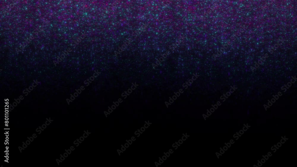 Abstract crimson digital background animation. Color glowing particles ...