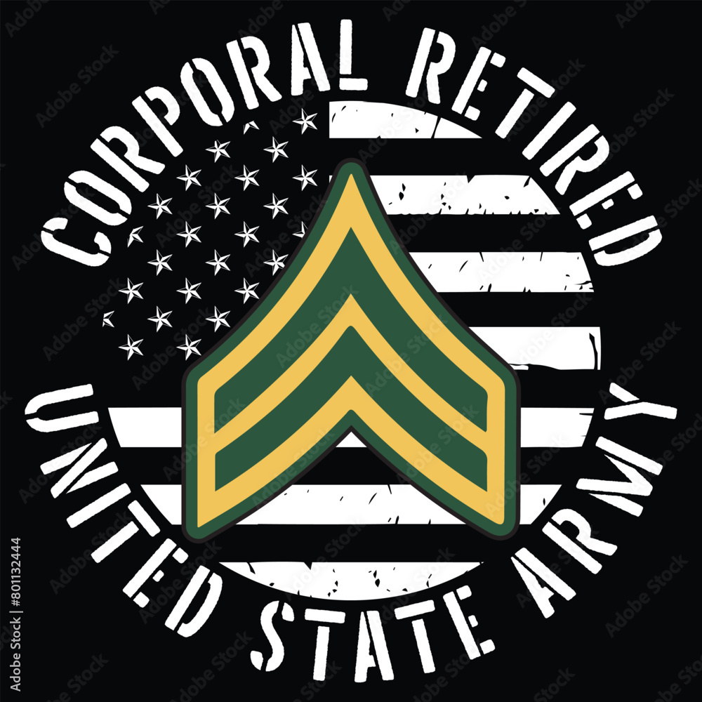 Corporal CPL Army Retired, Military Retirement Gifts For Him ...