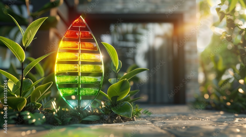 Energy efficiency rating labels promoting low consumption and efficient ...