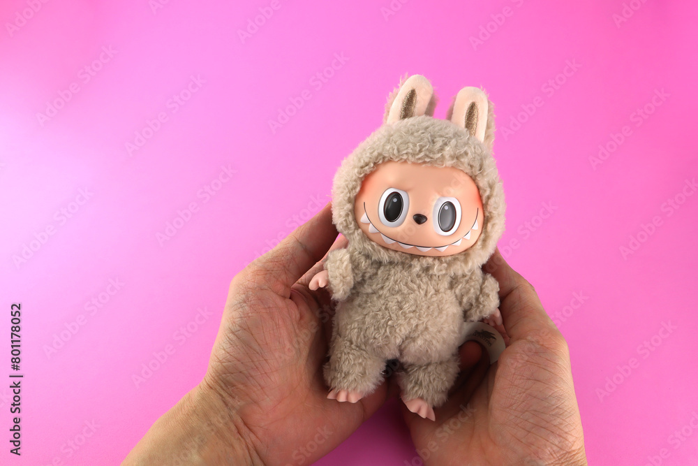 art toys Labubu macaron key chain collection from Pop Mart blind box ...