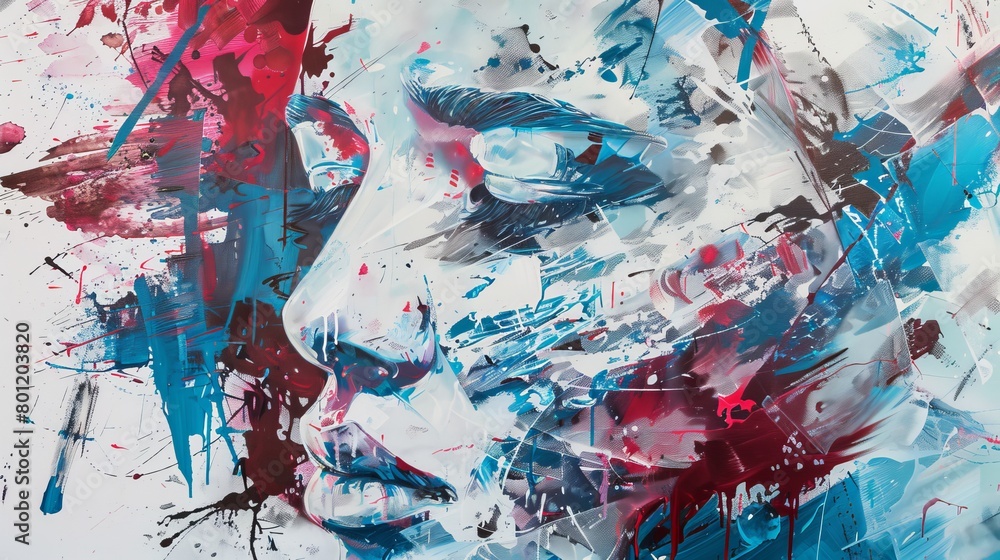 In the heart of a storm, Nardo captures misery with abstract figures ...