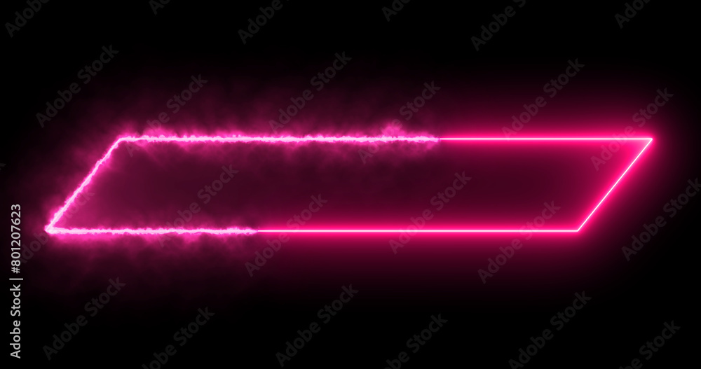 Cool pink-colored lower third. Pink-colored designed lower third ...