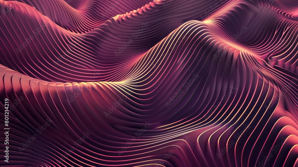 Abstract background with wavy lines, illustration ,Modern colorful flow ...