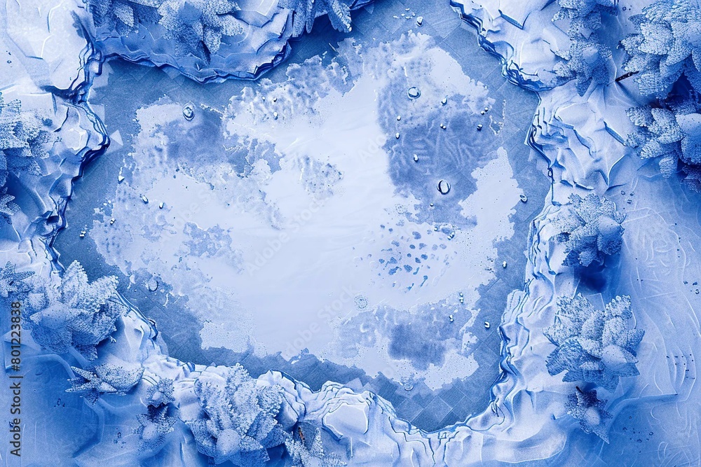 DnD Battlemap Battlemap for Frozen Tundra. Stock Illustration | Adobe Stock