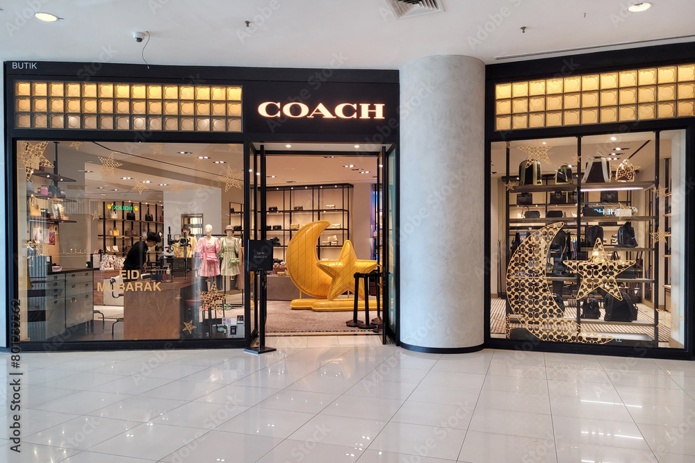 PENANG, MALAYSIA - 30 APR 2024: Store front view of Coach store in ...