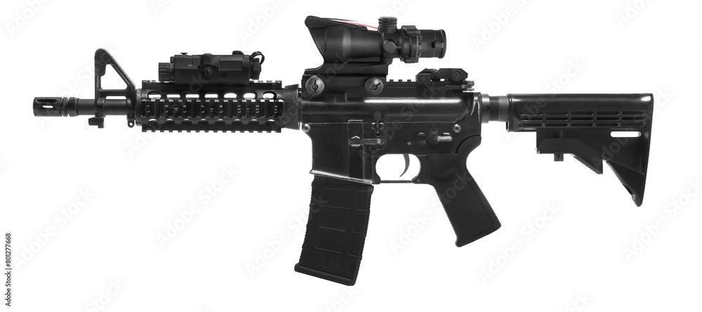 Weapons and military equipment for army, Assault rifle gun (M4A1) with ...