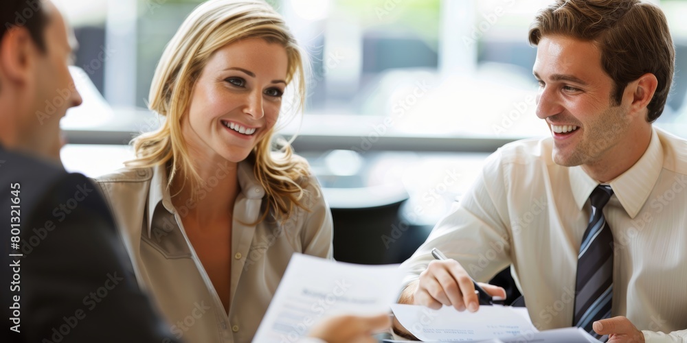 Recruitment, office, and interview with HR professional with CV or ...