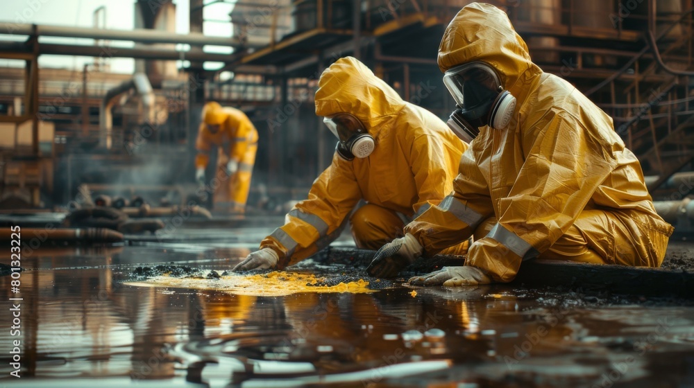 Chemical Neutralization: A real photo shot capturing the chemical ...