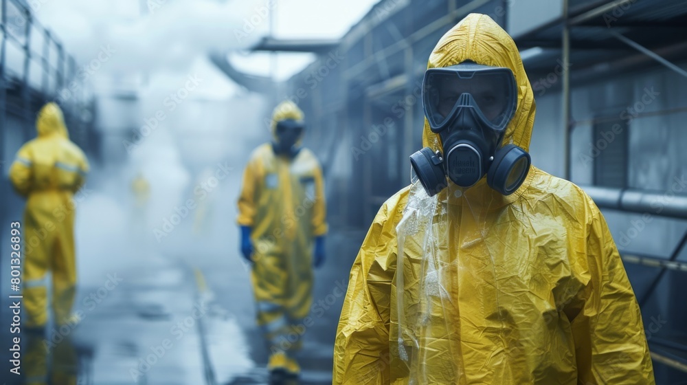 Decontamination Area: A real photo shot of a designated decontamination ...
