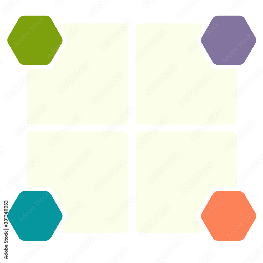 4 List Step or Process Infographic Diagram Presentation Element Vector ...