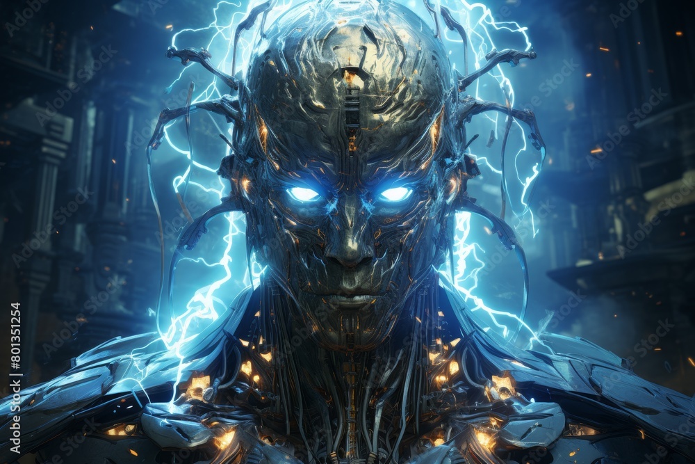 Techinfused mythology where ancient gods wield laser spears and wear ...