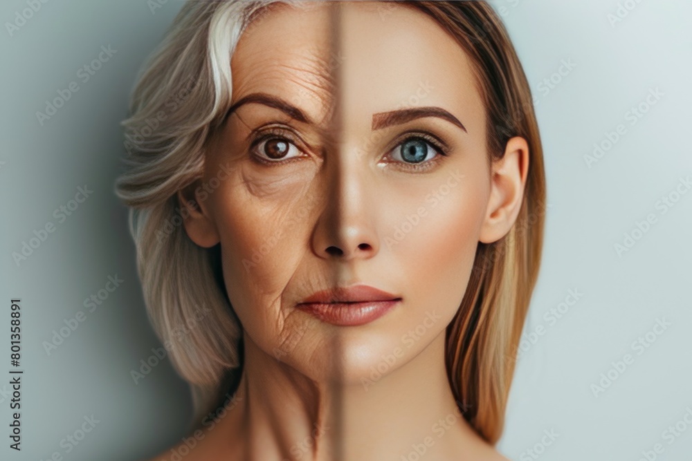 Physical timeline and tinting treatments in composite face ...