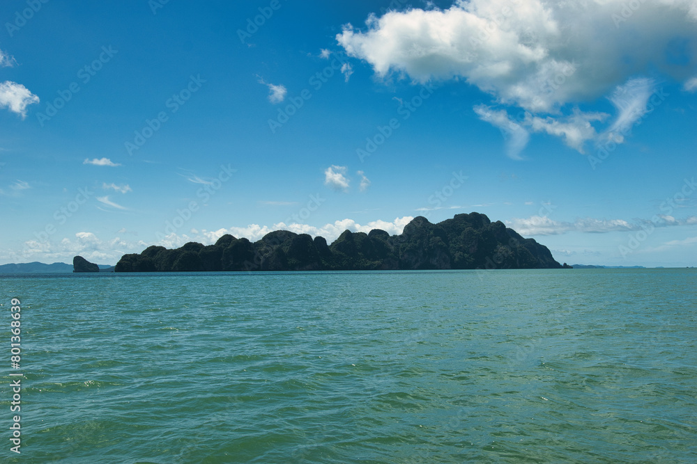 PANYEE ISLAND, THAILAND August 23, 2023, Thailand Phang Nga Bay islands ...