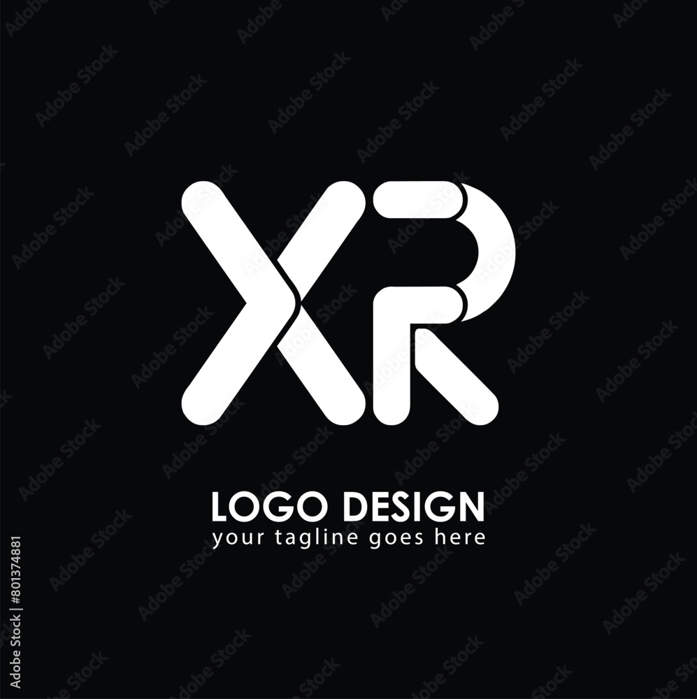XR XR Logo Design, Creative Minimal Letter XR XR Monogram Stock Vector ...