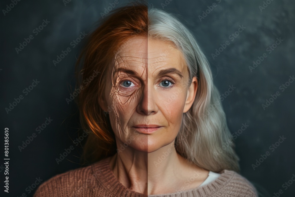 Depict aging through beauty regimen: effects on facial skin from ...