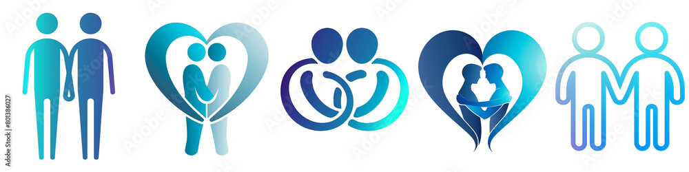 Relationship clipart collection, symbol, logos, icons isolated on ...