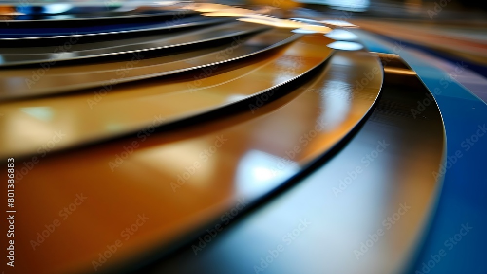 Close-up of a color palette guide for printing design options. Concept ...