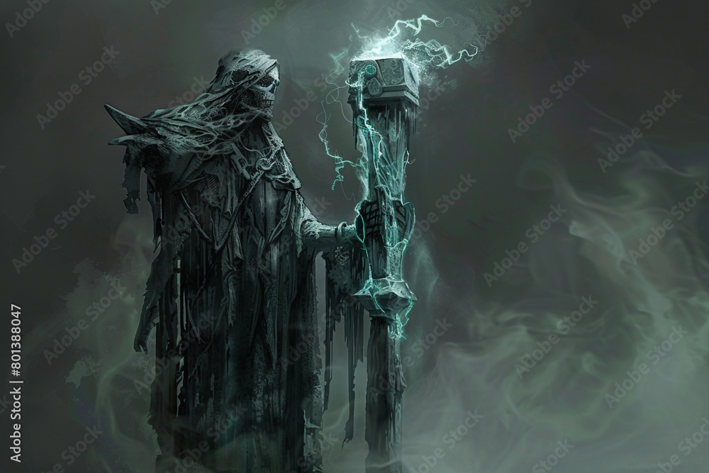 War hammer of the wraith, phantasmal and ethereal, haunting enemies in ...