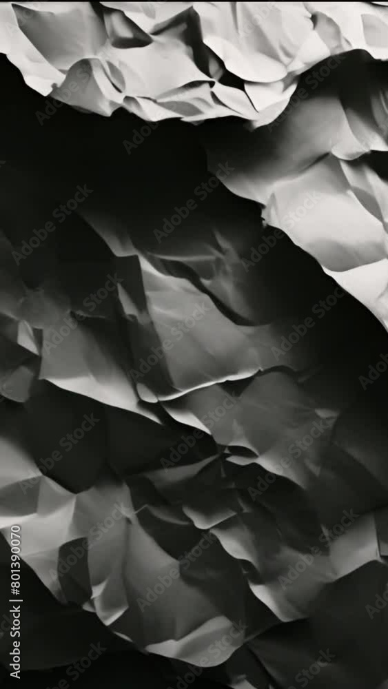 Vertical Black crumbled paper background texture. Black crumpled paper ...