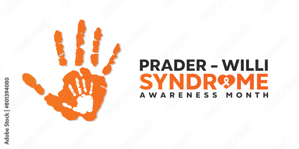 Prader willi Syndrome Awareness Month. Great for cards, banners ...