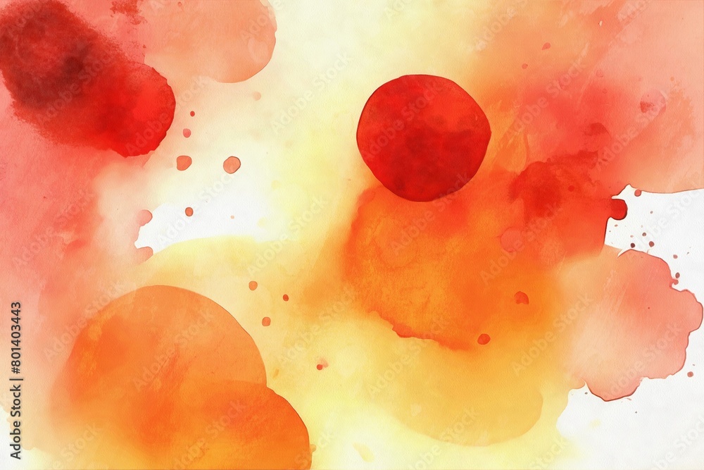 Vibrant watercolor painting on wet paper captures fluidity with rich ...