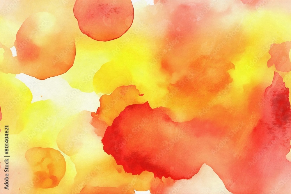Vibrant watercolor painting on wet paper captures fluidity with rich ...