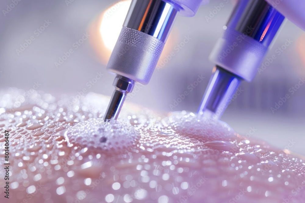 The electroporation procedure, where electrical impulses create ...