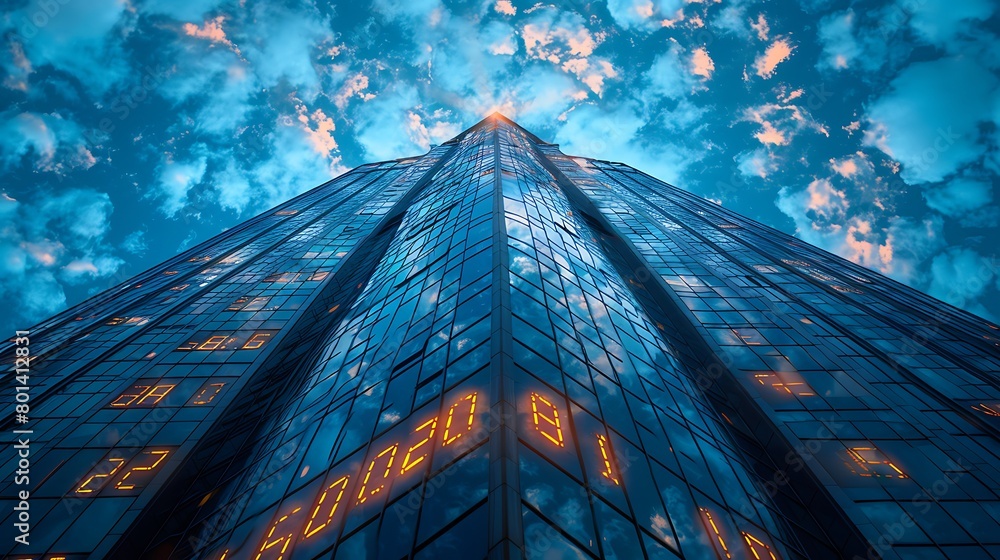 Stock-illustrationen Capture the essence of corporate growth with a ...