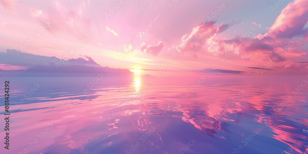 Experience the dynamic interplay of light and color in a sunrise ...