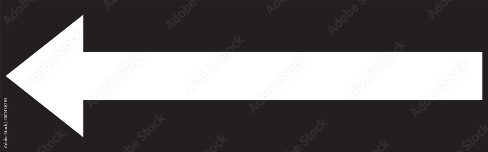 Vector White Arrow Isolated on Transparent Background, Paper Arrow with ...