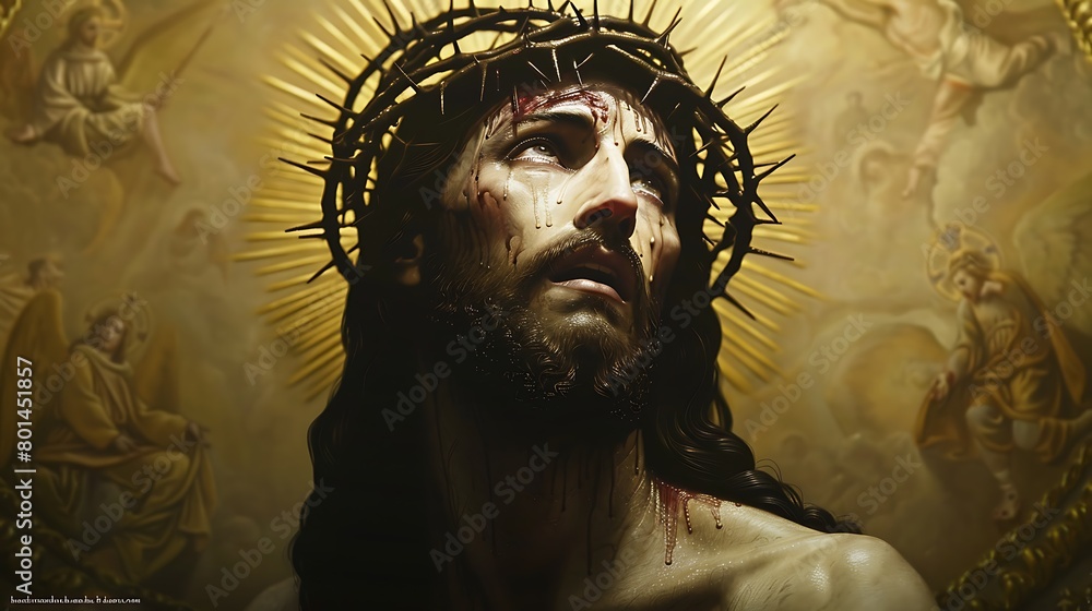 jesus close up photos and illustrations depict real sacrifice for human ...