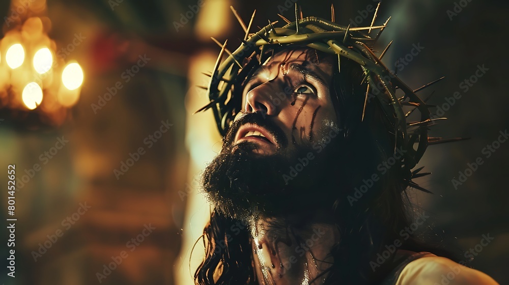jesus close up photos and illustrations depict real sacrifice for human ...