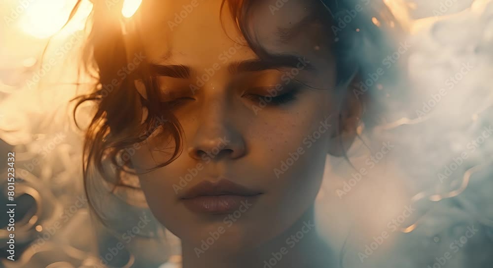 Enhance photography with smoke dust overlays for dramatic and mysterious effects. Concept ...