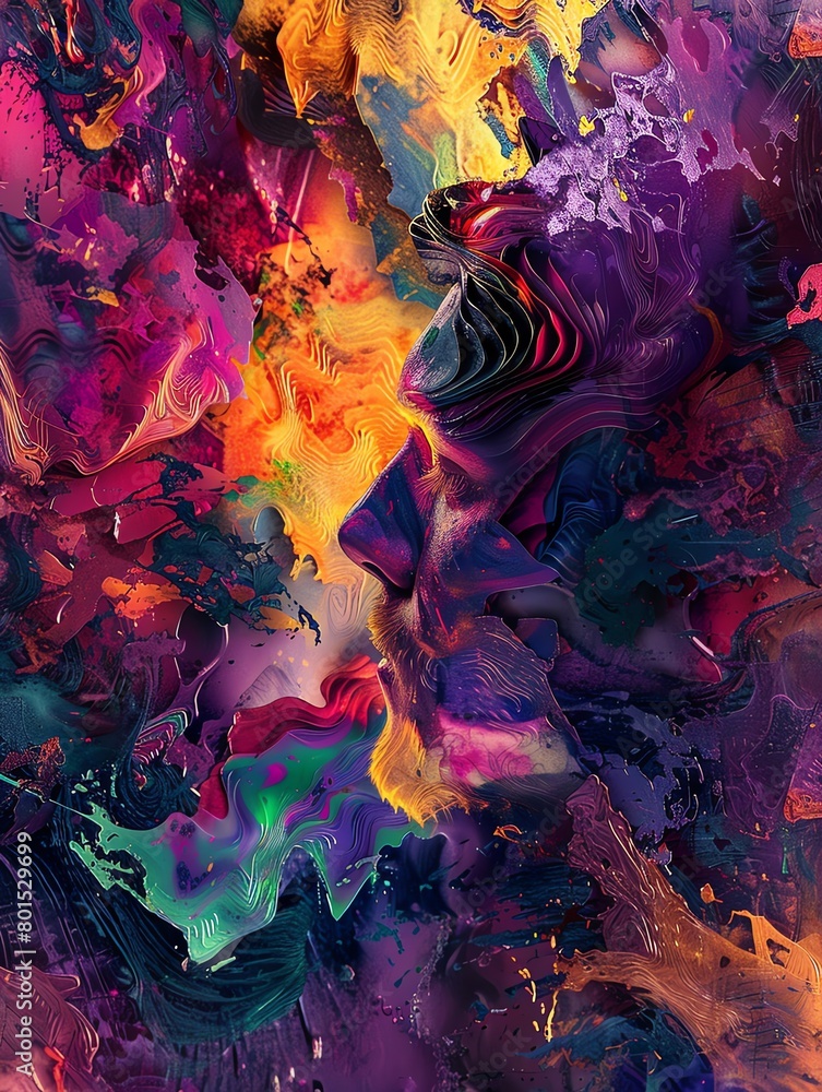 Let your emotions run wild with an expressionist explosion of color on ...
