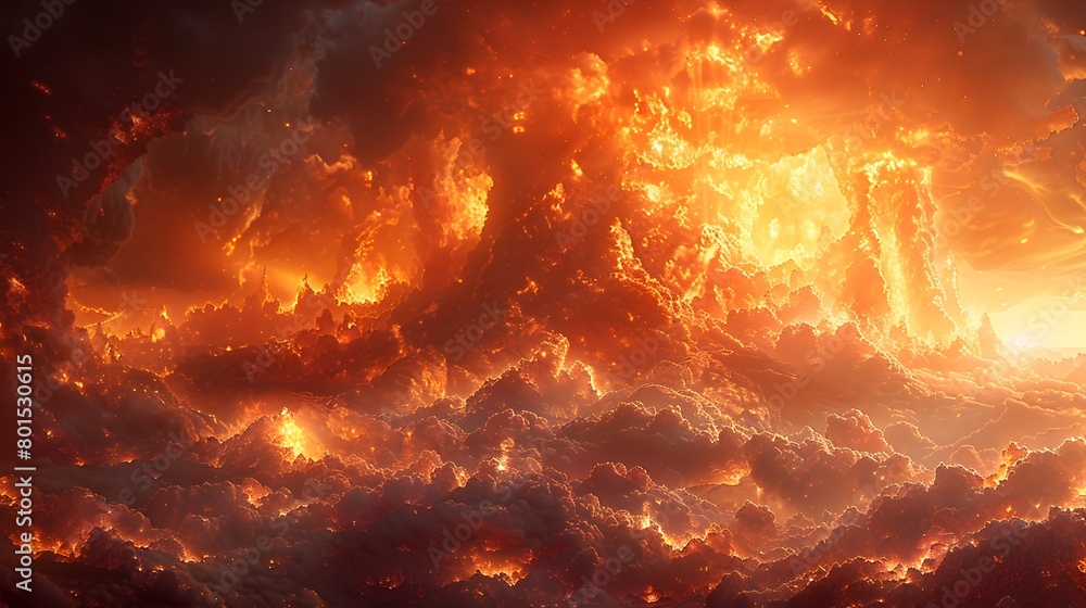 Plunge into the Fiery Depths of the Infernal Abyss A Realm of Scorching ...