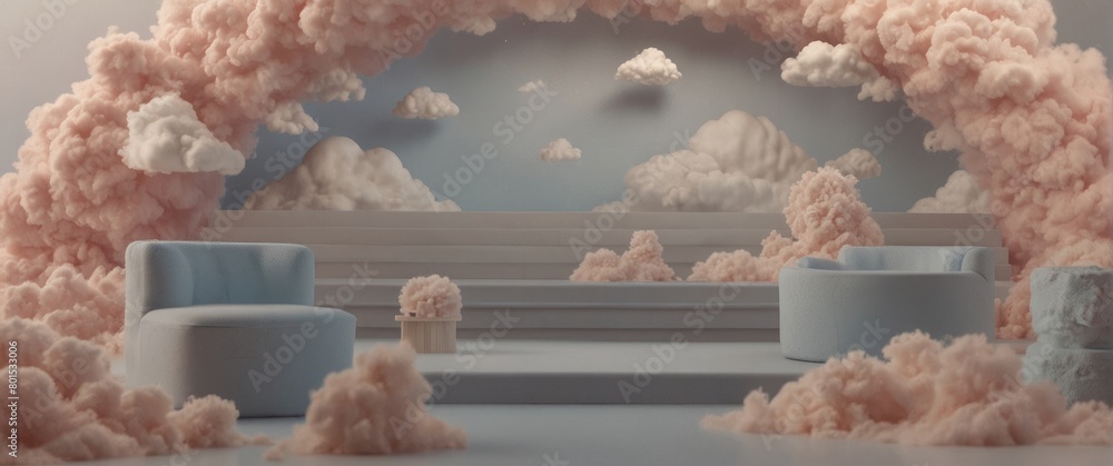 rainbow, blue, sky, cloudscape, graphic, spectrum, weather, abstract ...