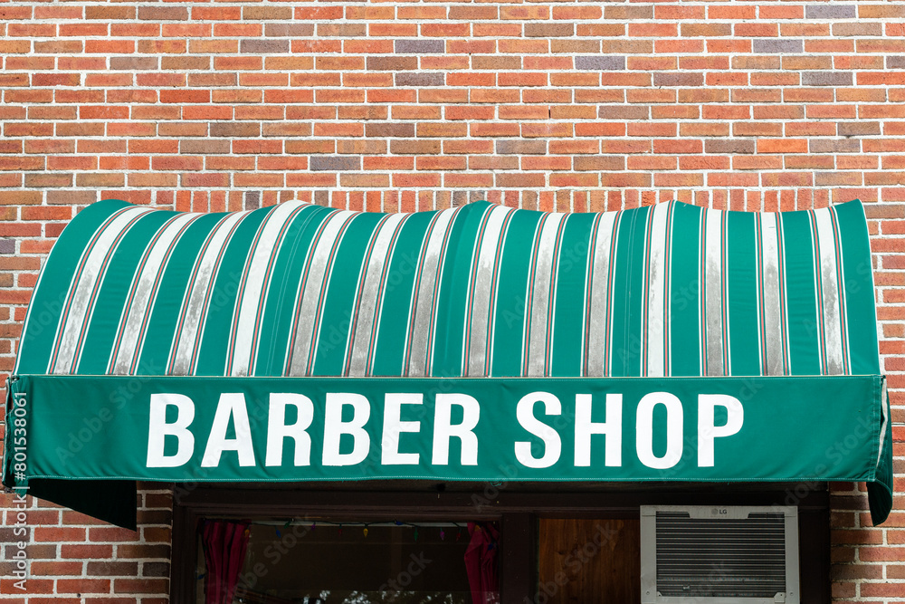 Orlando, Florida, US-May 1, 2024: A red brick exterior wall of a ...