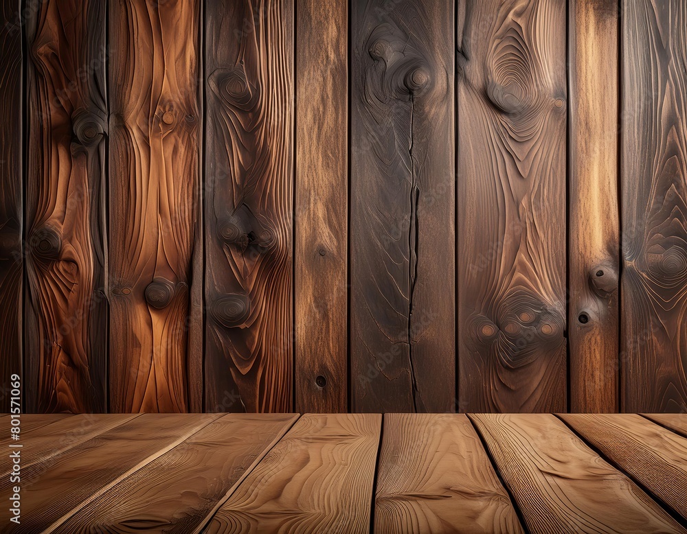 Vintage Teak Wood Texture with Grunge Finish - Top View Background ...