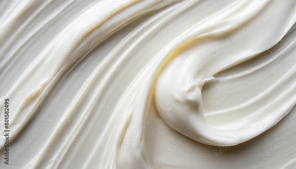 pure white cream texture smooth creamy cosmetic product background ...