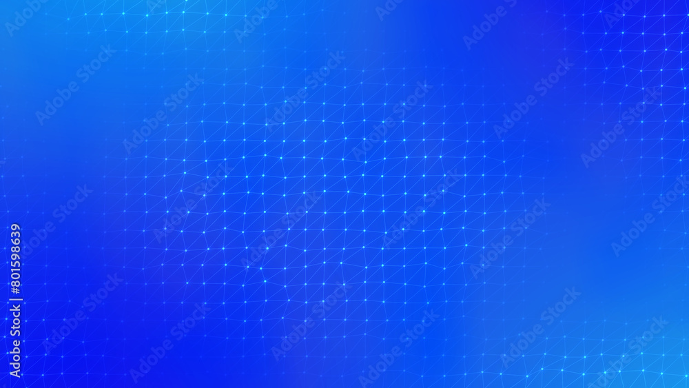 Abstract technology background with lighting dots lines waving texture ...