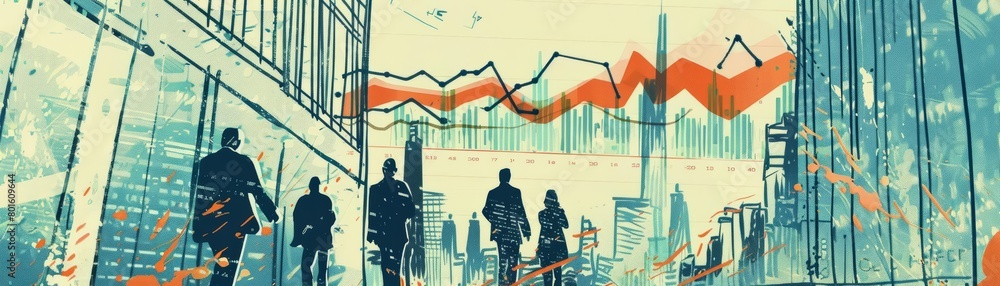 Rising costs are shown in an infographic sketch, with climbing graphs ...