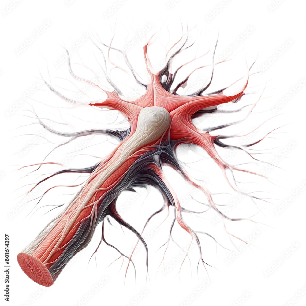 nerve vector cartoon illustration isolated on transparent background ...