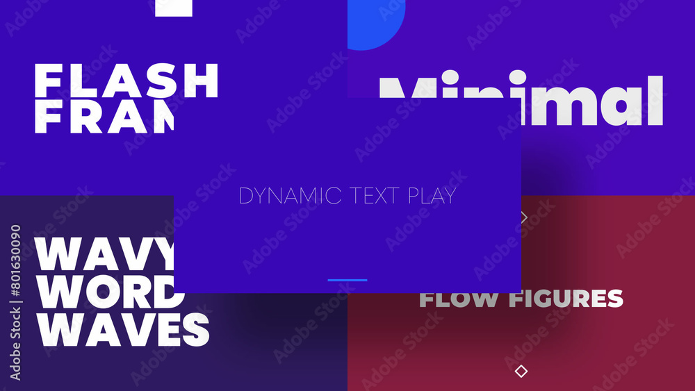 Dynamic Text Sequences | Animated Titles with Control Panels Stock Template | Adobe Stock